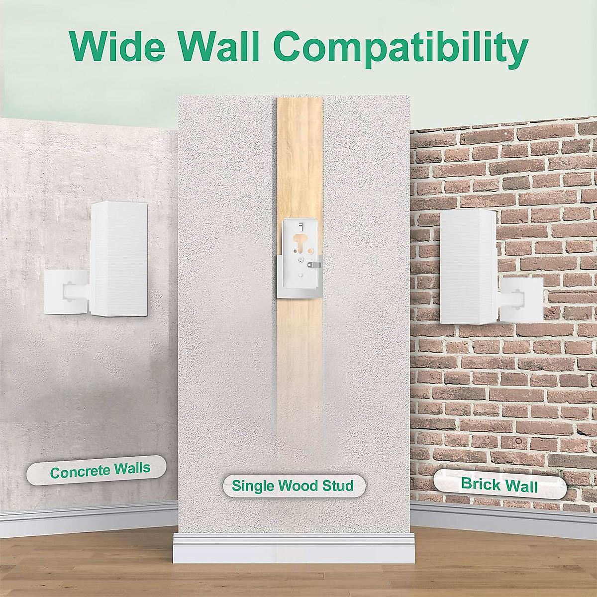 Dinghosen Steel Wall Mount Ceiling Bracket Stand for UB-20 Series II Compatible with Virtually Invisible 300 Lifestyle 600 ST535 ST525 ST520 535III 525III CM520 SoundTouch JC-II AM6-V AM10-V AM10IV