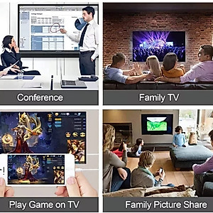 rosyclo Lightning to HDMI Digital AV Adapter, MFi Certified 2K Screen Audio & Video Converter with Charging Cable Connector Compatible iPhone/iPad/iPod for HDTV,Monitor,Projector White