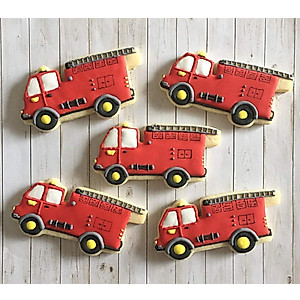 Firetruck Cookie Cutter 5" Made in USA by Ann Clark