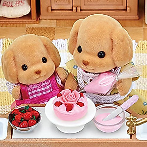 Calico CrittersToy Poodle Family, 3 inches