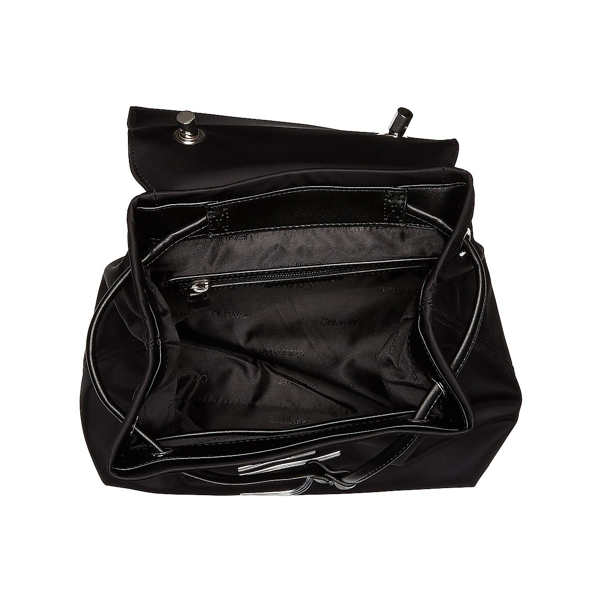 Calvin Klein Mallory Nylon Backpack Black One Size