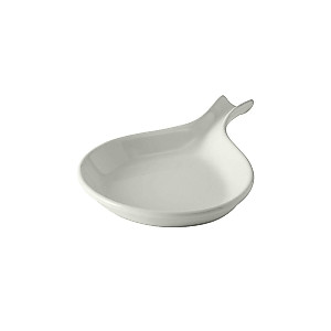 Tuxton China BWP-100 Fry Pan Server, 12 oz., 10" x 7-1/4" x 1-1/8" H, Microwave & Dishwasher Safe, Oven Proof, Fully vitrified, Lead-Free, Ceramic, DuraTux, White, Pack of 12