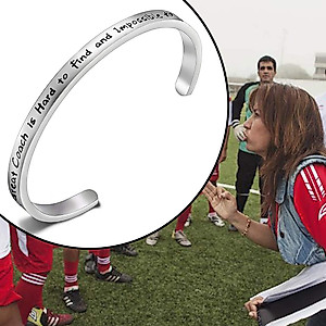 MYOSPARK Coach Gifts A Great Coach Is Hard To Find And Impossible To Forget Bracelet Female Coach Jewelry (Coach Cuff)