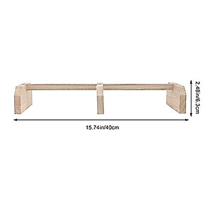 POPETPOP Chicken Perch Wooden Roosting Bar Chick Stand Trainning Perch Toy Coop Ladder Bird Toy for Coop and Brooder Large Bird