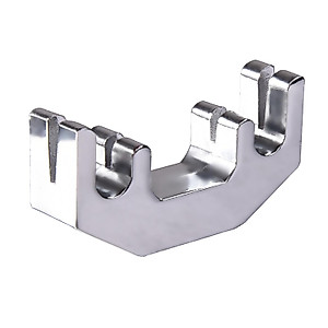 Mudder Metal Violin Mute Practice Violin Silencer for 1/2, 3/4, 4/4 Violin, Silver