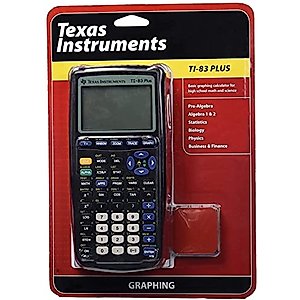 Texas Instruments TI-83 Plus Graphing Calculator (Renewed)