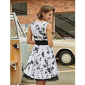 GRACE KARIN Womens Wide Belts Stretch Waist Belts 1950s Retro Belt for Dresses Coffee Black S