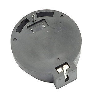 RuiLing 10-Pack Black 3V 2032 Battery Holder Button Coin Cell Case CR2032 CR2025 CR2016