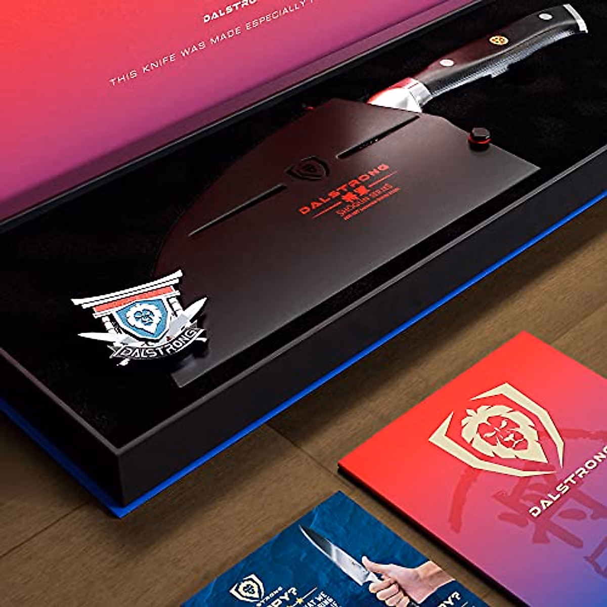 Dalstrong Serbian Chef Knife - 8 inch - Meat Cleaver - Shogun Series ELITE - Japanese AUS-10V Super Steel Kitchen Knife - G10 Handle - Sheath Included