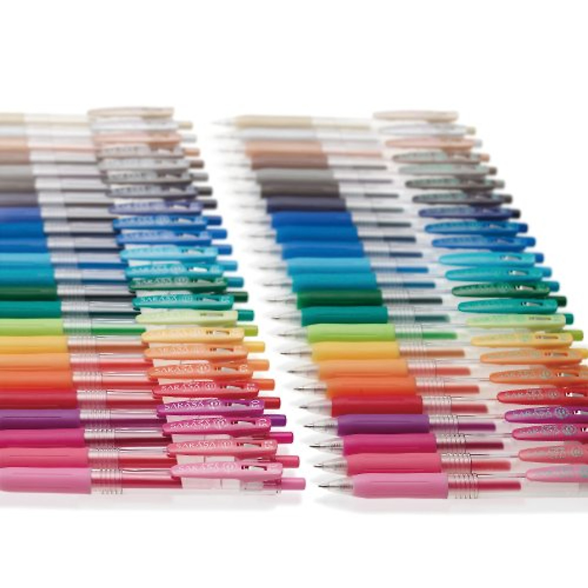 Zebra Sarasa Push Clip Gel Ink Pen - 0.3 mm - 10 Color Set