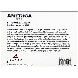 Avanti Press Kids on Tricycles : Vintage Photo America Collection Cute Birthday Card