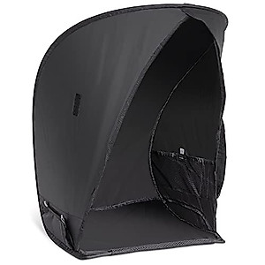 RitzGear Laptop Sun Shade | Portable Compact Anti-Glare Screen Hood, Tent & Carry Case for 17” Computer, Tablet & Smartphone | Light Reflective Shield & Waterproof Privacy Cover for Working Outside