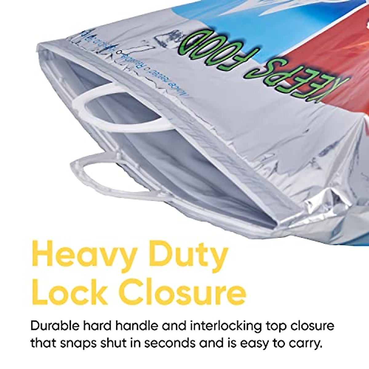 Superio Hot and Cold Reusable Insulated Bag Food Storage for Frozen Items & Hot Items Including Lunch Bags & Grocery Shopping Bags Reinforced Heavy Duty Refrigerated Totes (1, 13.5"x17.5")