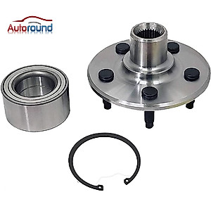 Autoround 521000 [2-Pack] Rear Wheel Bearing and Hub Assembly Compatible with Ford Explorer/Mercury Mountaineer 2002-2010, Lincoln Aviator 2003-2005, Explorer Sport Trac 07-10