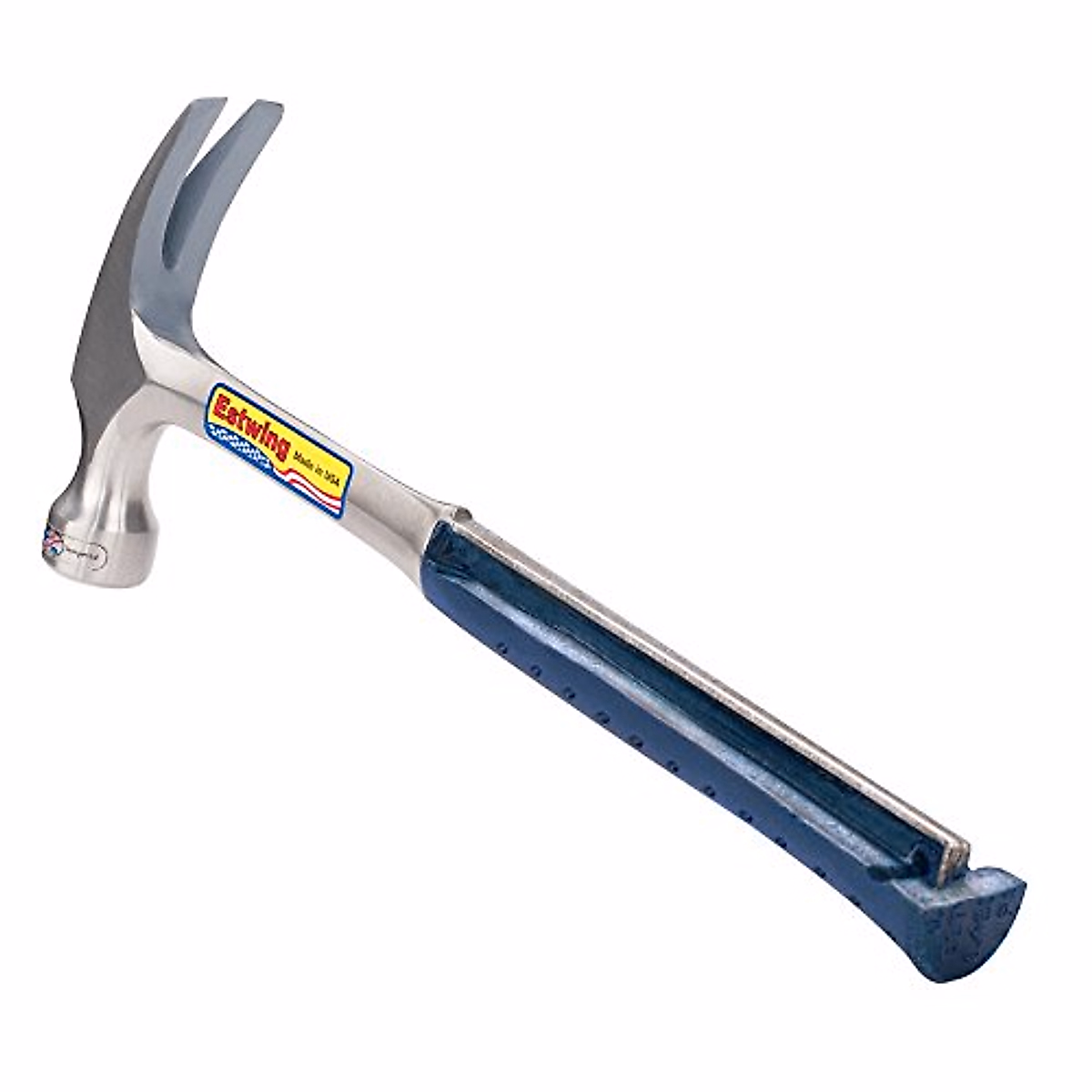 ESTWING Ball-Peen Hammer - 24 oz Metalworking Tool with Forged Steel Construction & Shock Reduction Grip - E3-24BP