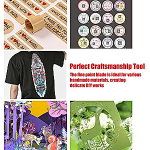 Rieyuf Replacement Fine Point Blade and Housing Holder Compatible with Cricut Explore Air2/ Air3/Air One, Cricut Maker 3/Maker for Cricut Cuts DIY Work