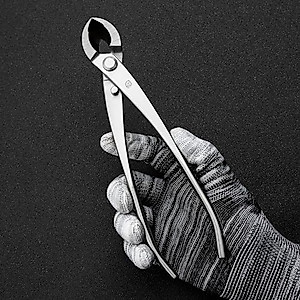 TianBonsai Bonsai Tools 3-Piece Alloy Steel Bonsai Tool Kit in Cluding 205mm Wire Cutter / 205mm Round Edge Cutter / 205mm Jin Plier (NBK-02)