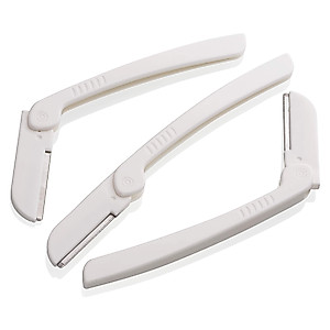 Dermaplaning Tool (9 Count) – Easy to Use Dermaplane Razor For Face – Practical Hair Remover Blade for Eyebrows and Peach Fuzz – Facial Shaver for Women That Helps Exfoliate and Smooth the Skin