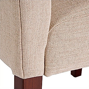 Christopher Knight Home CKH Tall Tufted Fabric Dining Chairs, 2-Pcs Set, Natural