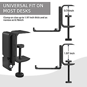 Sentoda Bag Hanger for Table Desk,Set of 2 Foldable Aluminum Purse Handbag Hook Hanger Holder for Women and Girls