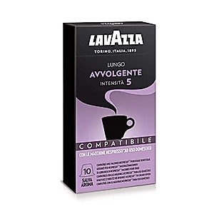 Lavazza Nespresso Capsules (Avvolgente, 100 Caps)