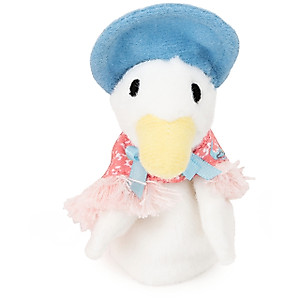 GUND Beatrix Potter Classic Peter Rabbit Flopsy Jemima Puddle-Duck Finger Puppets Set of Three Soft Plush, 3”