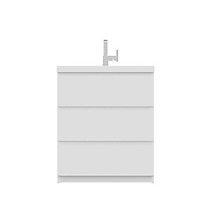 Alya Bath Paterno Bathroom Vanity, White