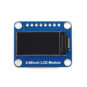 waveshare General 0.96inch LCD Display Module Compatible with Raspberry Pi 4B/ 3B+ 160x80 Resolution IPS Screen with Embedded Controller Communicating via SPI Interface