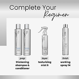 Kenra Platinum Texturizing Mist 6 | Texture Defining Spray | Defines Texture & Boosts Fullness | Protects Against Humidity Up To 24 Hours | Flake-Free & Non-Drying | All Hair Types | 5.0 fl. oz