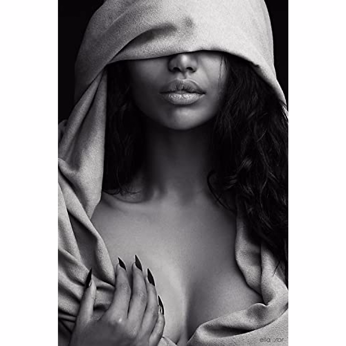 24x36 Original Fine art photography By Ella Bar Photography print on metal print in black and white, high end photography, wall art, decor (Gloss White, 24x36)