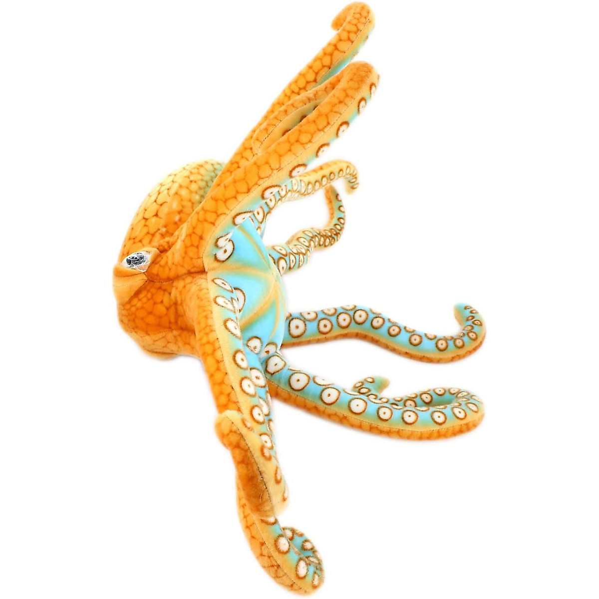 YUZHINUO New Giant Funny Simulation Octopus Stuffed Toy Lifelike Sea Animal Room Car Decor Dolls Plush Toys Children Boy Xmas Gift (21.5 inch)