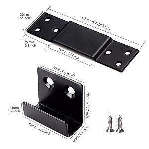 Furniture Anchors to Wall for Baby Proofing Anti Tip Wall Anchors 6 Pack Heavy Duty Dresser Safety Bracket Mount Strap Cabinet