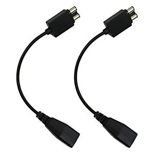 USonline911 2 Set Power Adapter Cord Cable Compatible with Microsoft Xbox 360, Compatible with Microsoft Xbox One