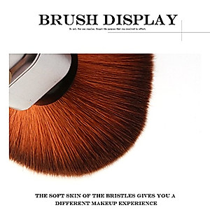 JewelryWe 3 Colors Cosmetic Beauty Makeup Minerals Powder Brush Travel Retractable Kabuki Brush,Foudation Blush Brush Cosmetic Tool (3pcs)