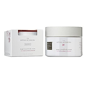 RITUALS Sakura Body Cream & Refill Set - Moisturizing Cream with Antioxidants, Sunflower Oil, Rice Milk & Cherry Blossom - 14.8 Fl Oz