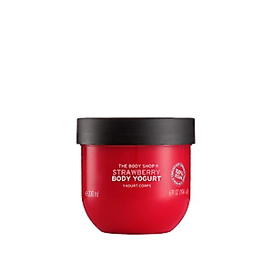 The Body Shop Strawberry Body Yogurt, 48hr Moisturizer, 100% Vegan, 6.91 Fl.Oz