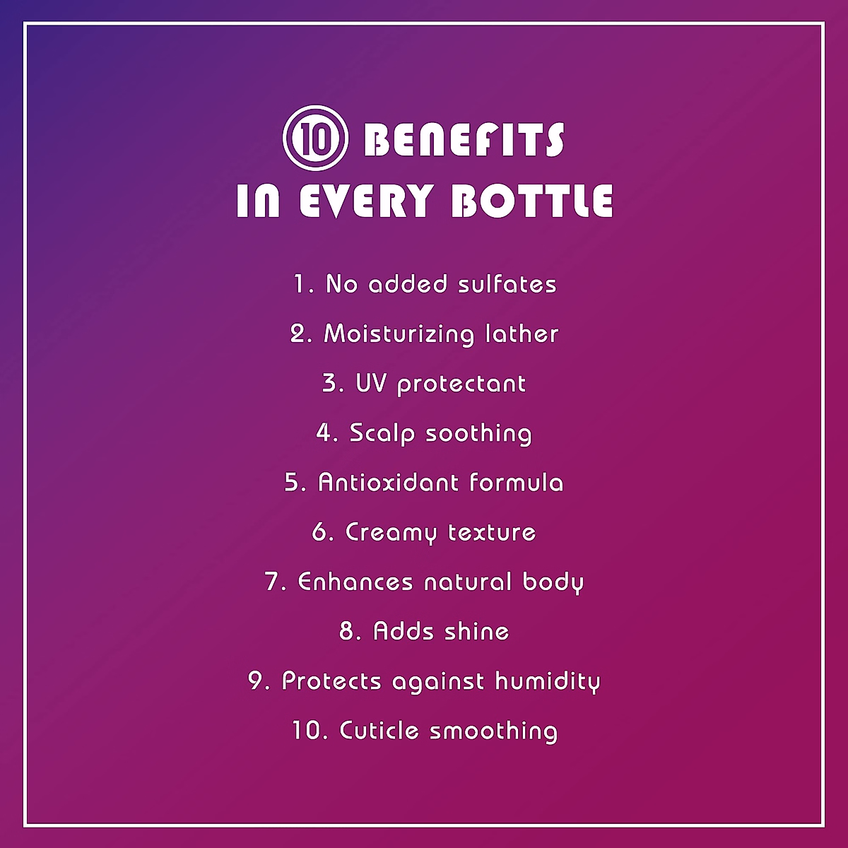 it's a 10 Miracle Moisture Shampoo 10 oz ( 2 pack)