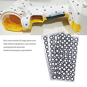 3D Scanning Diffuse Reflection Markers Positioning Targets with Black for 3D (150) 6.0 mm Reference Point Markers for 3D scanning