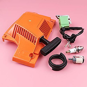 Laliva tools - Recoil Pull Starter Ignition Coil For Husqvarna 55 51 Fuel Filter Line Hose Spark Plug Chainsaw Spare Part