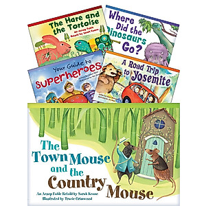 Teacher Created Materials - Classroom Library Collections: Literary Text Readers Set 2 - 10 Book Set - Grade 2 - Guided Reading Level I - M