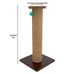 Kitty City Sisal Post Cat Scratchers and Cushion