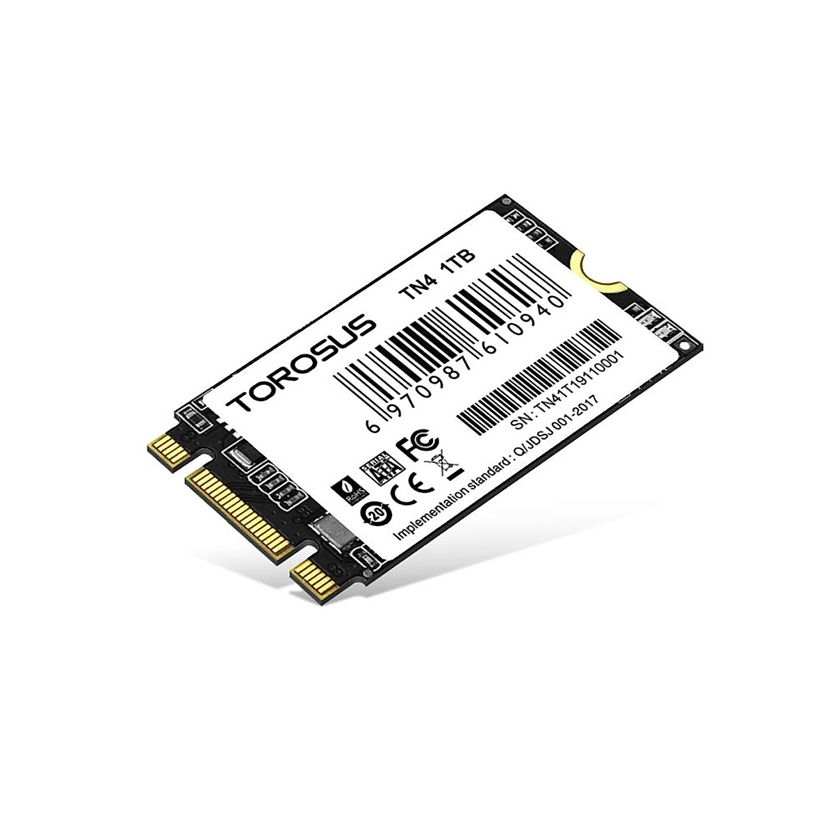 TOROSUS M.2 NGFF 22 * 42mm M.2 2242 1TB Solid State Drive Disk for Desktop PCs and MacPro