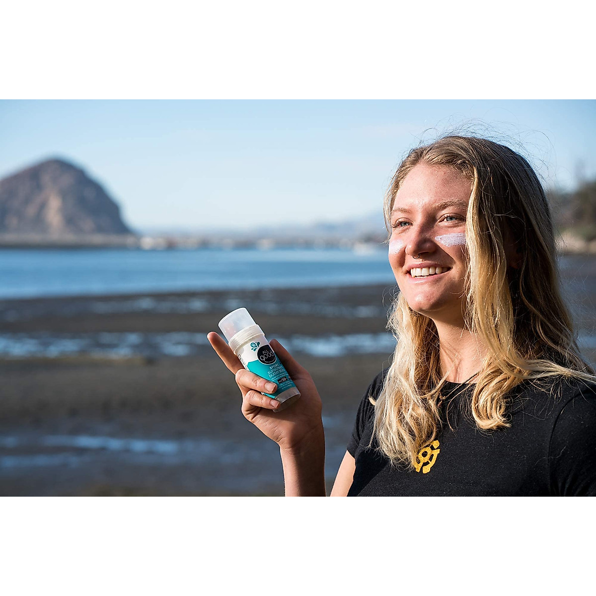 All Good Sunscreen - Sports Mineral for Face, Nose, Ears- Butter Stick SPF 50 - Coral Reef Friendly, Water Resistant, Zinc Oxide, Coconut Oil, Beeswax, Vitamin E (2.75 oz)