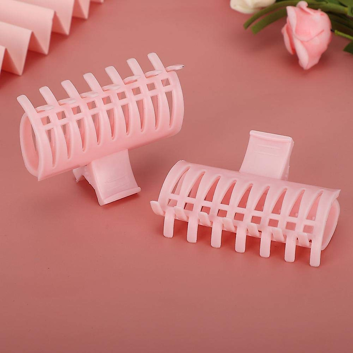Sonew Hot Roller Clips, Hair Curler Clip Hair Roller Claw Clips Fixing Clamp Holding Section Claw Hairdressing Tool -15Pcs/Set ()