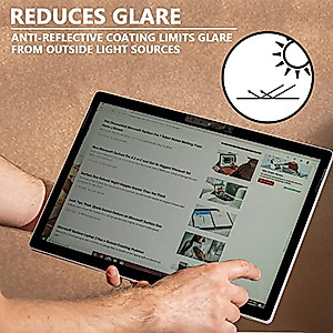 Laptop Privacy Screen Microsoft Surface Pro 7 Plus/7/6/5/4/3 th Gen 12.3 inch,Removable Privacy Screen Filter (for Surface Pro 7+/7/6/5/4 Privacy Screen Protector),-Anti Blue Light/Anti-Glare
