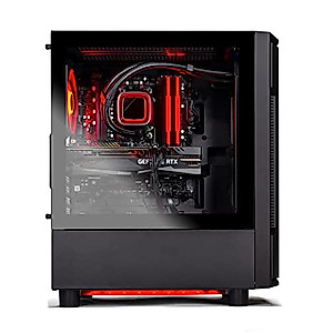 Skytech Gaming Skytech Shadow Gaming PC Desktop – AMD Ryzen 5 7600X 4.7 GHz, RTX 3060 Ti, 1TB NVME SSD, 32G DDR5 RGB, 600W Gold PSU, 240mm AIO, AC Wi-Fi, Windows 11 Home 64-bit
