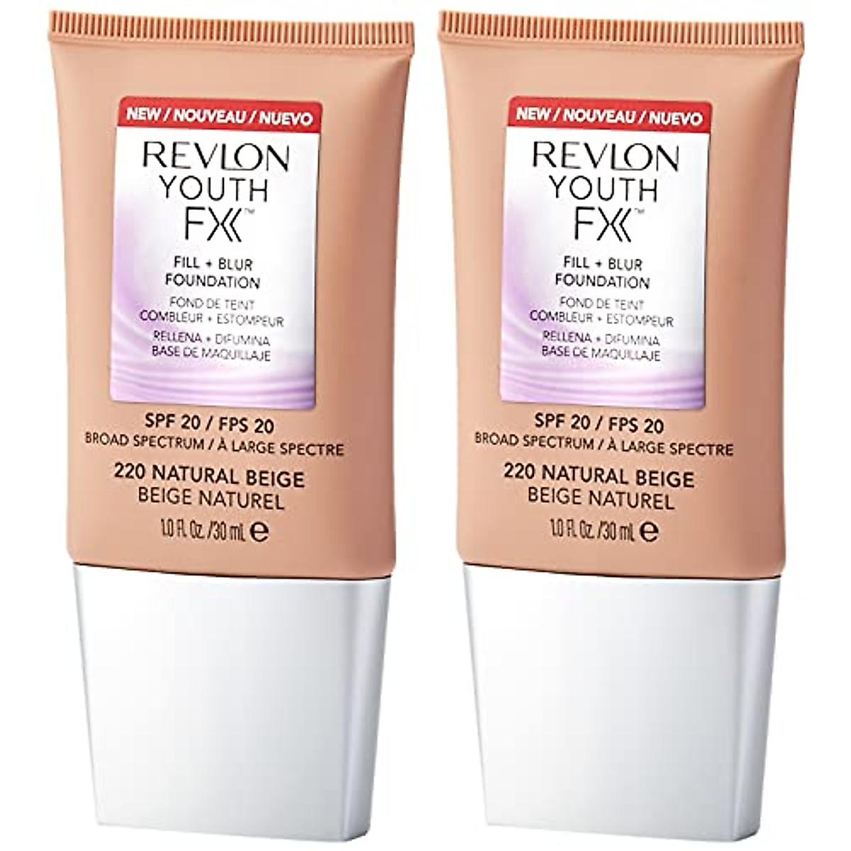 Youth Fx Fill + Blur Foundation 220Natural Beige Spf20 30Ml