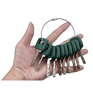 Solarhome 10PCS Ignition Keys 11039228 for Volvo Loader Haul Truck Heavy Equipment Laser Cut