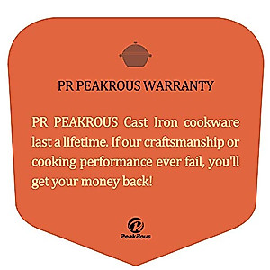 9 Inches Cast Iron Grill Press, Steak Weight Bacon Press with Wood Handle Pre-Seasoned Rectangular Barbecue BBQ Hamburger Sausage Panini Meat Griddle Press