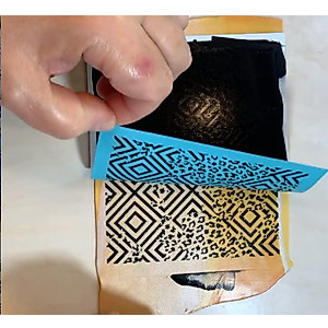 Create Along with Polymer Clay TV Squeegee Silicone Rubber Tool for Silk Screen Stencils Paint and More Polymer Clay Mixed Media